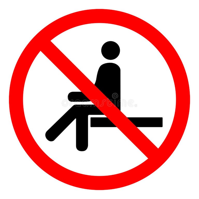 Do Not Seat Sign Stock Illustrations – 235 Do Not Seat Sign Stock ...