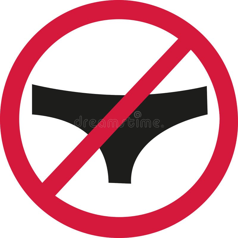 No slip allowed stock vector. Illustration of sign, pants - 107182080