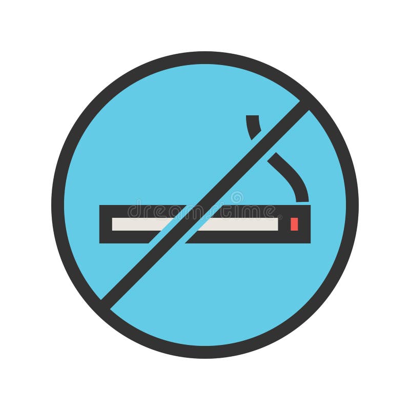 No Smoking stock vector. Illustration of addiction, smoke - 83797192