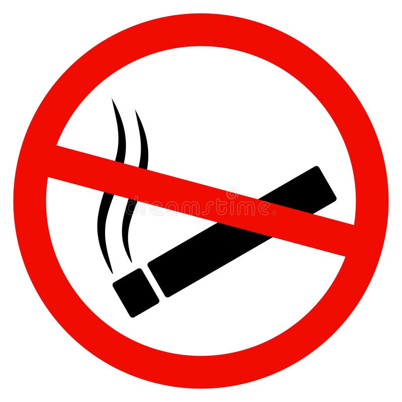No Smoking Area Sign Symbol Vector Stock Vector - Illustration of ...