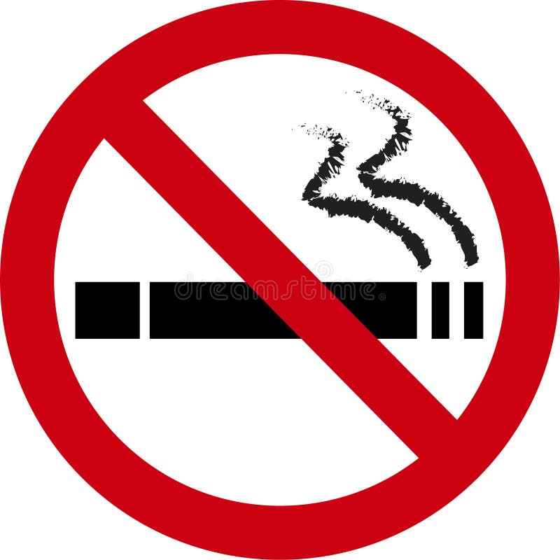 No smoking stock illustration. Illustration of smoke - 91062861