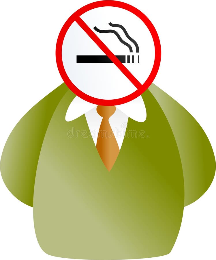 No smoking (vector) stock vector. Illustration of nicotine - 3220983