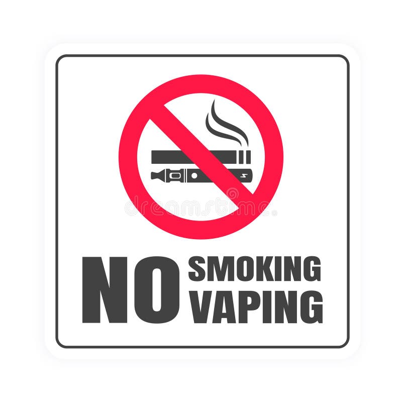 No Smoking Vaping Stock Illustrations – 221 No Smoking Vaping Stock ...