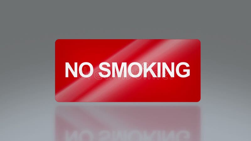 No Smoking Rectangle Signage Stock Video - Video of rectangle, risk ...