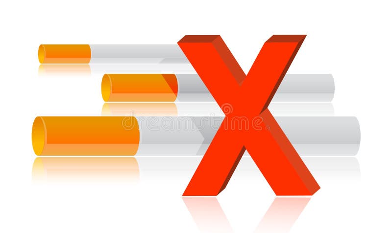 No smoking sign stock illustration. Illustration of brown - 28455479