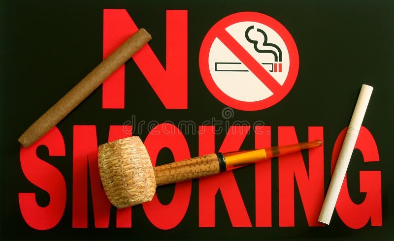 No smoking sign stock image. Image of white, cigar, black - 8675237