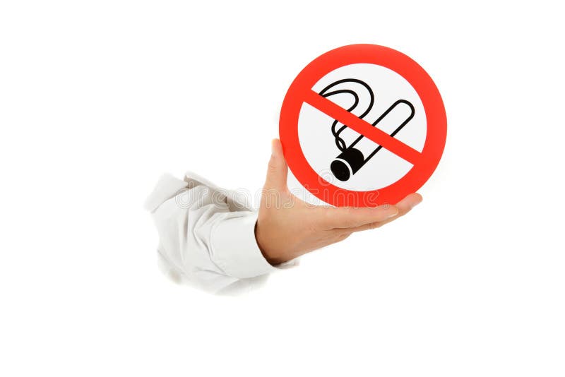 No smoking sign stock photo. Image of signal, prohibition - 58490368