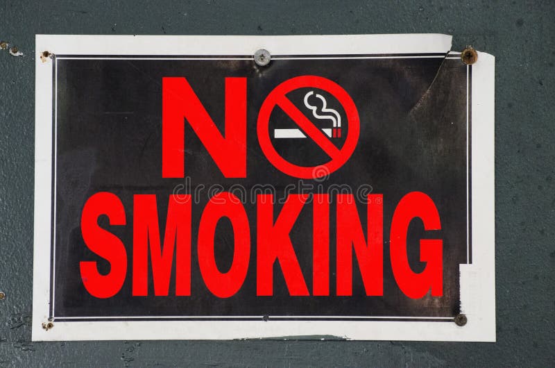 No smoking sign stock illustration. Illustration of nicotine - 106038034