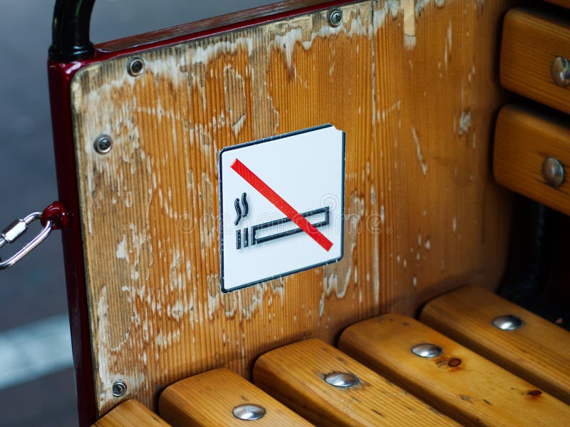 No smoking in the train stock photo. Image of sticker - 57288822