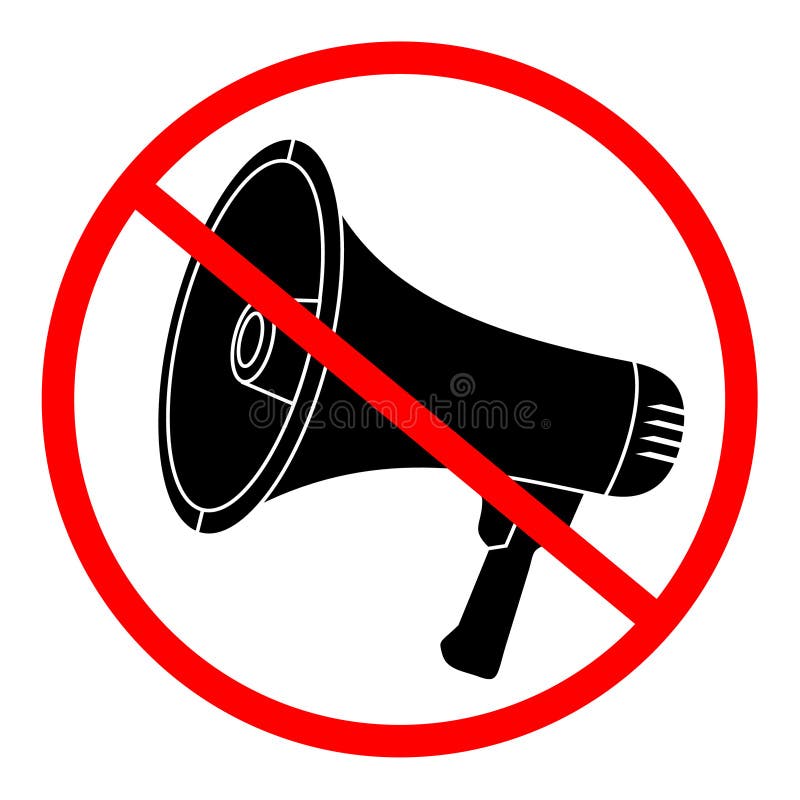 No sound stock vector. Illustration of decibel, warning - 19677289