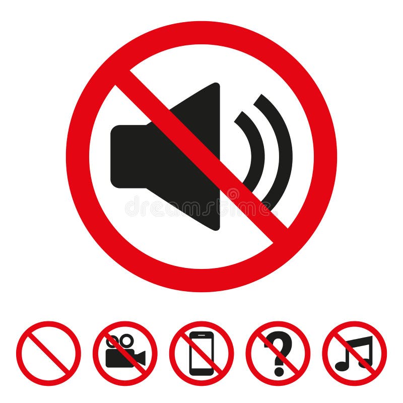 Phones Not Allowed stock illustration. Illustration of internet - 27426523