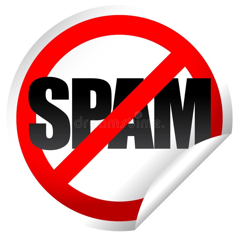Anti-spam stock illustration. Illustration of mail, reject - 2544680