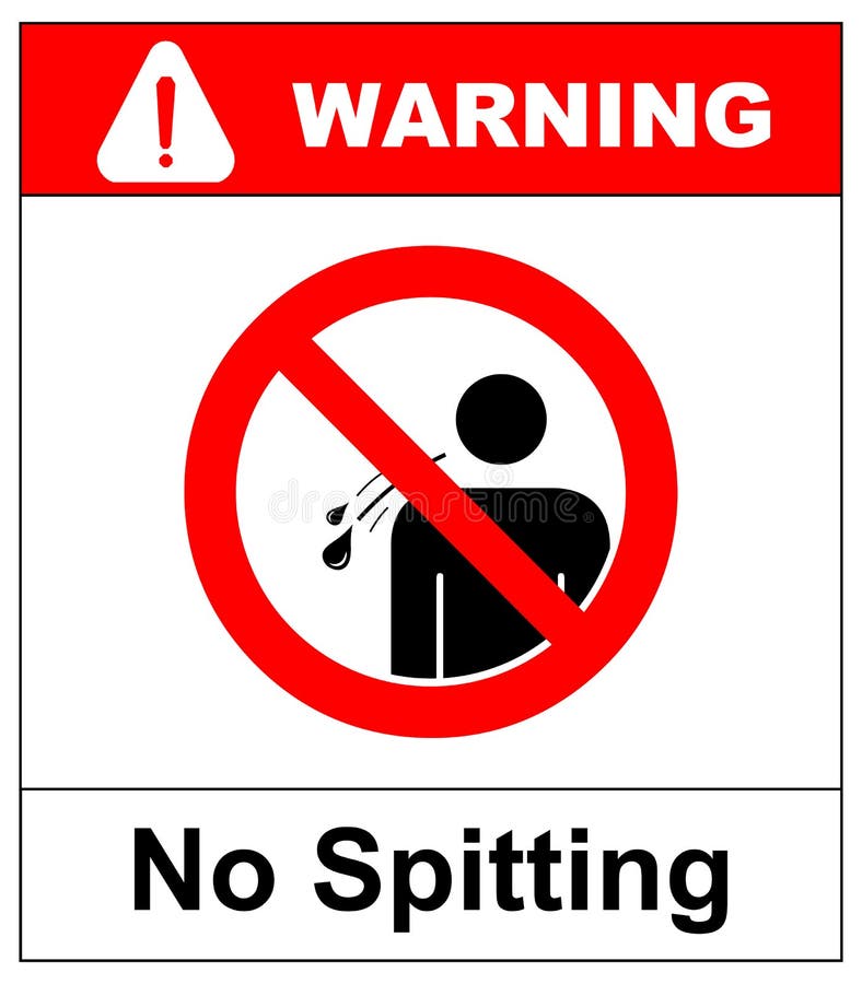No Spitting Boardmaker