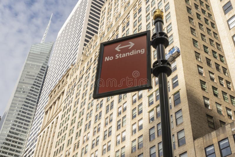 No standing stock photo. Image of standing, arrow, buildings - 204346374
