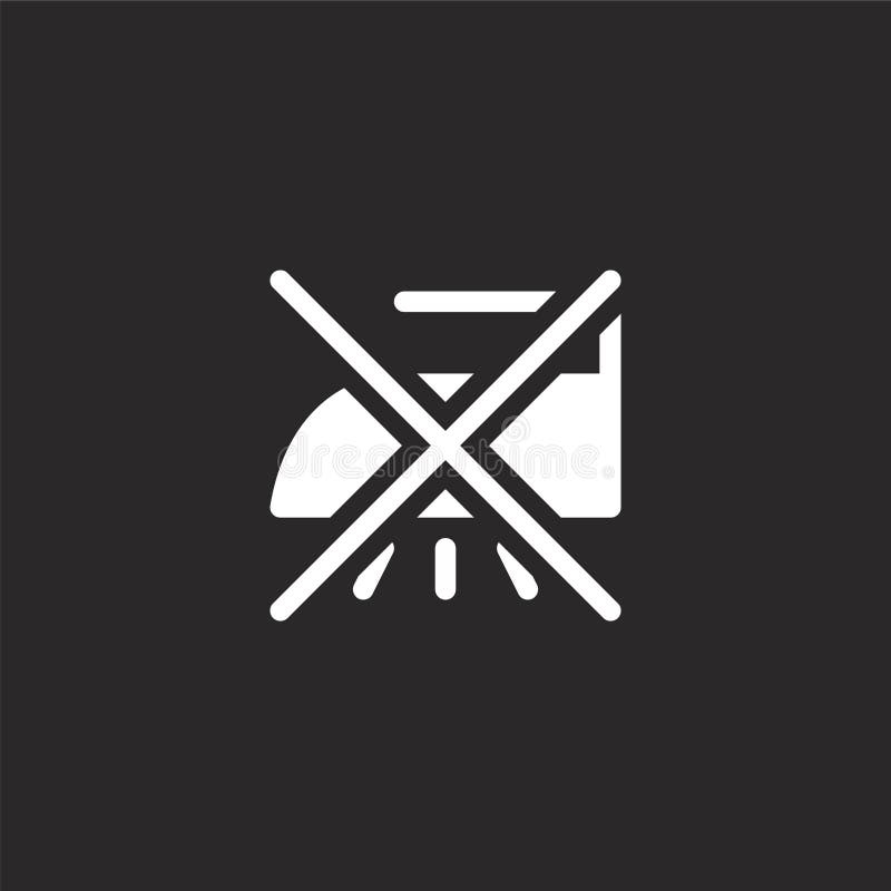 No Steam Icon. Filled No Steam Icon for Website Design and Mobile, App ...