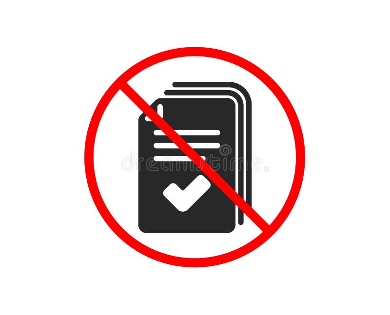 Handout Icon. Documents Example Sign. Vector Stock Vector ...