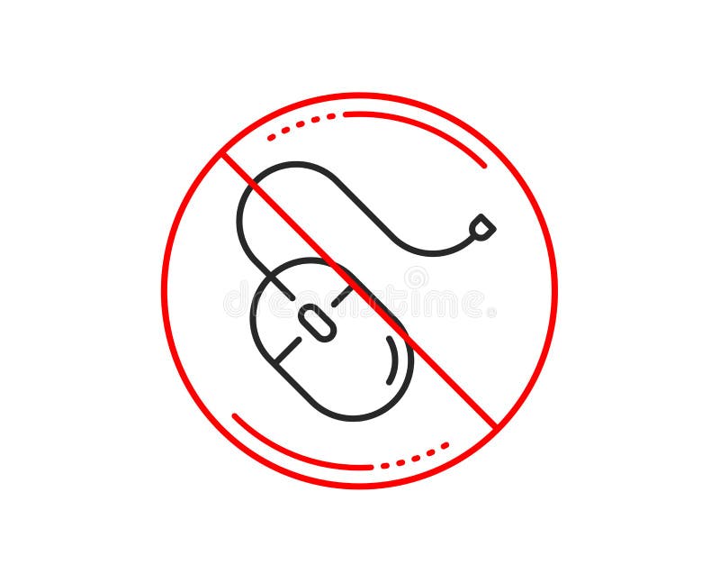 Prohibited Mouse Stock Illustrations – 187 Prohibited Mouse Stock ...