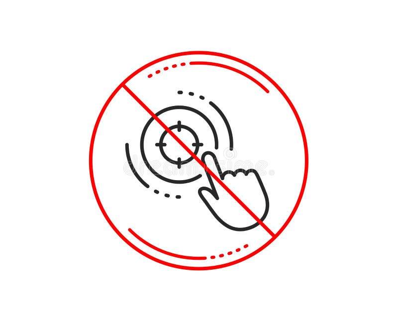 Seo Target Line Icon. Search Engine Optimization Sign. Vector Stock ...