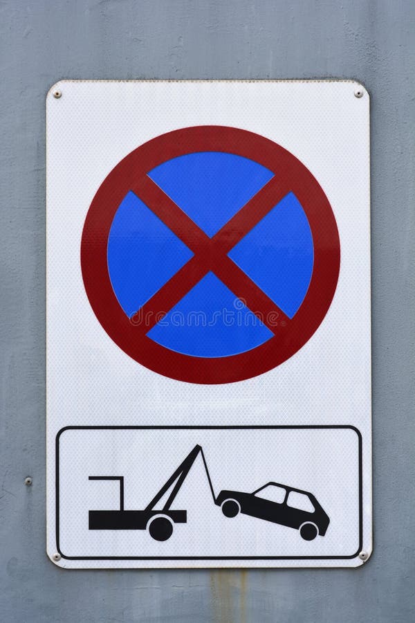 No stopping sign stock photo. Image of away, zone, warning - 270783886