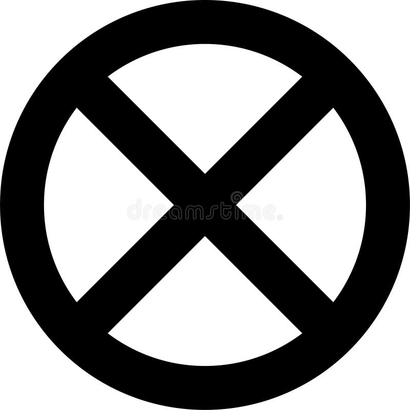 No Stopping Sign Icon, Traffic Sign Vector Illustration Stock Vector ...