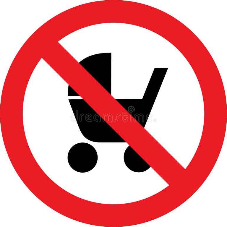 No Pram Sign Stock Illustrations – 80 No Pram Sign Stock Illustrations ...