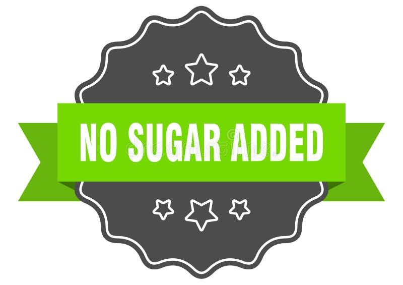 No sugar added label stock vector. Illustration of template - 194920991