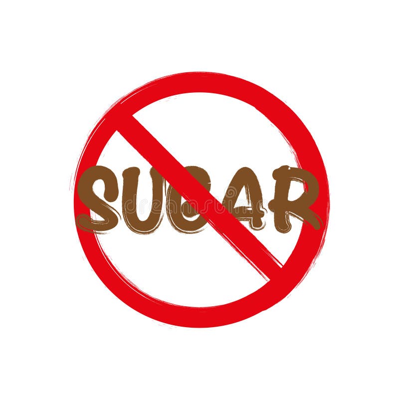 No Sugar free vector icon stock vector. Illustration of food - 169528883