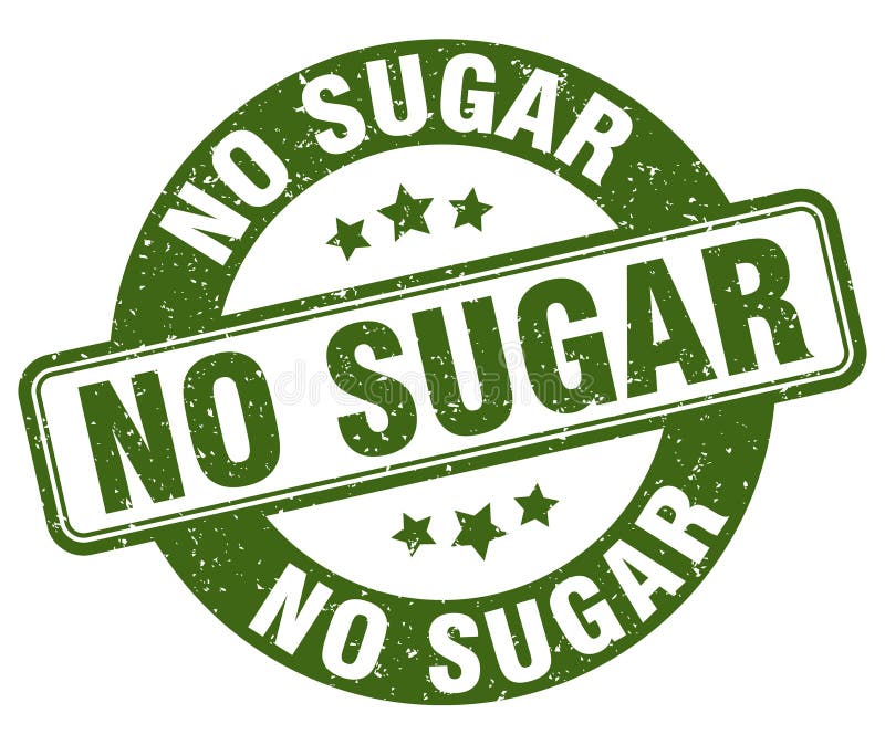 No Sugar Stamp. No Sugar Label. Round Grunge Sign Stock Vector ...