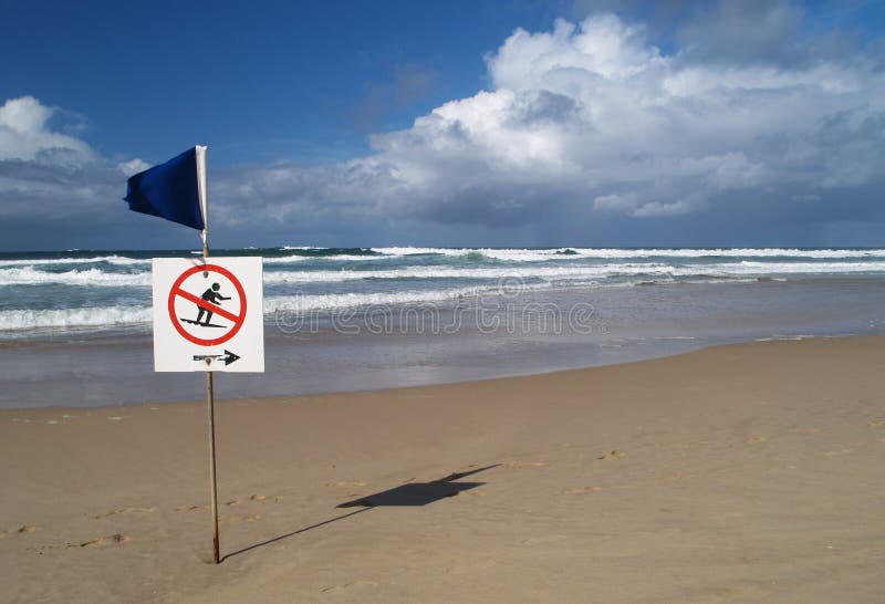 No surfing sign. stock photo. Image of photograph, outdoors - 4485204