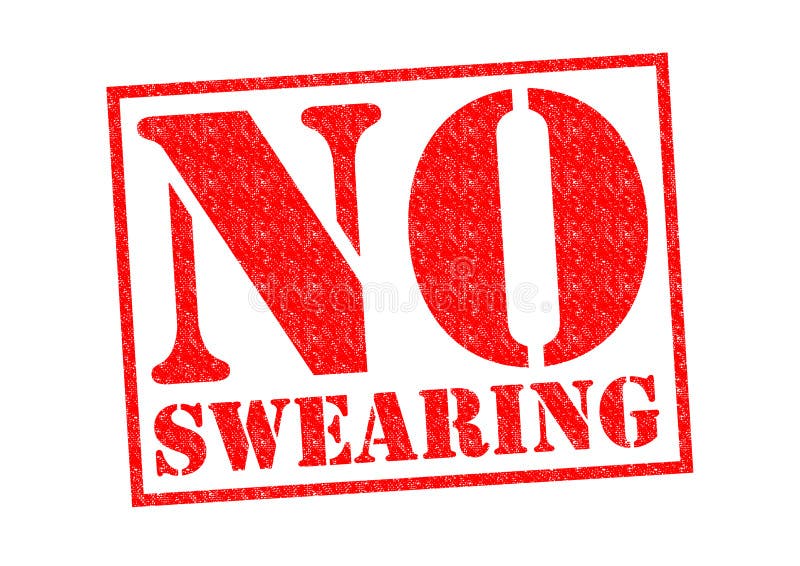 NO SWEARING stock illustration. Illustration of isolated - 87995409