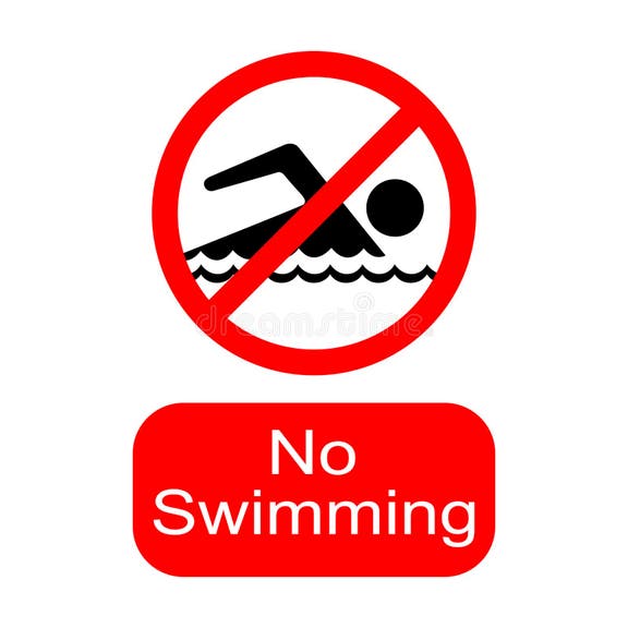 Swimming Allowed Stock Illustrations 554 Swimming Allowed Stock