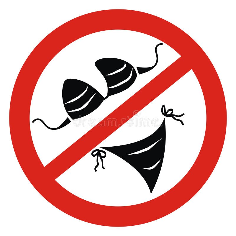 No Bathing Sign Stock Illustrations – 34 No Bathing Sign Stock ...