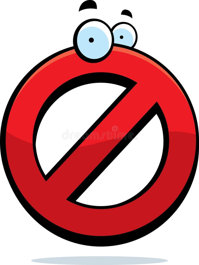 No Symbol stock vector. Illustration of prohibit, cartoon - 11670900