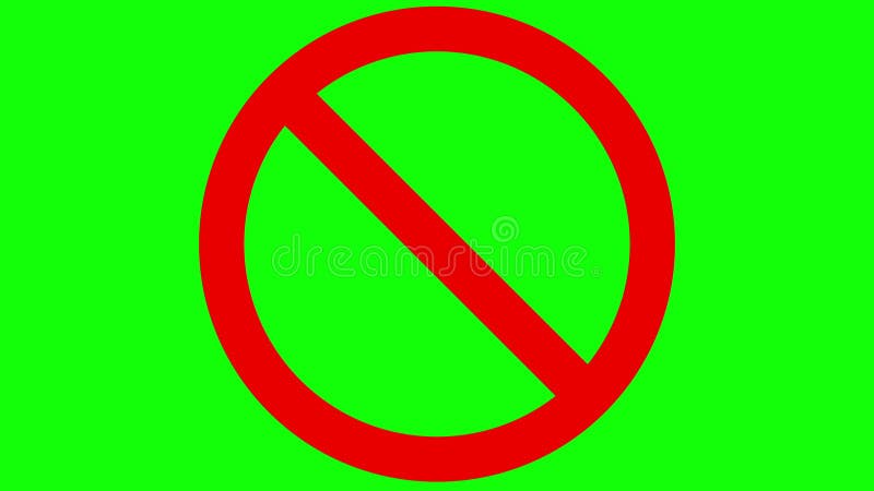 No symbol, 2d animation stock video. Video of alpha - 118374451