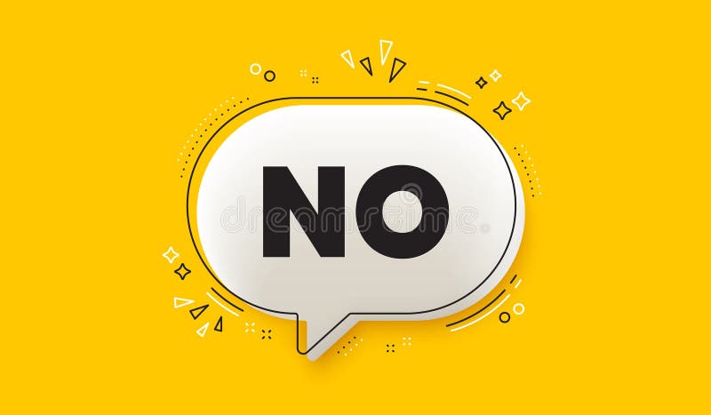 No Tag. Negative Answer Text. Vector Stock Vector - Illustration of ...