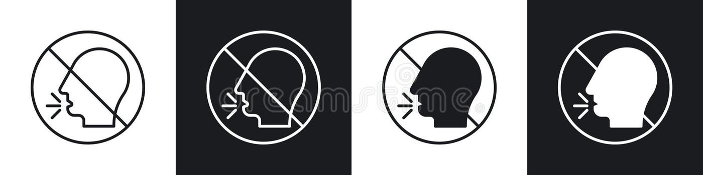 No Talking Sign Stock Illustrations – 1,177 No Talking Sign Stock ...