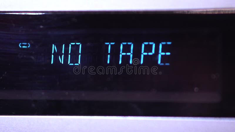 No Tape No Disc, Changing Input on Audio Amplifier, Digital Display ...