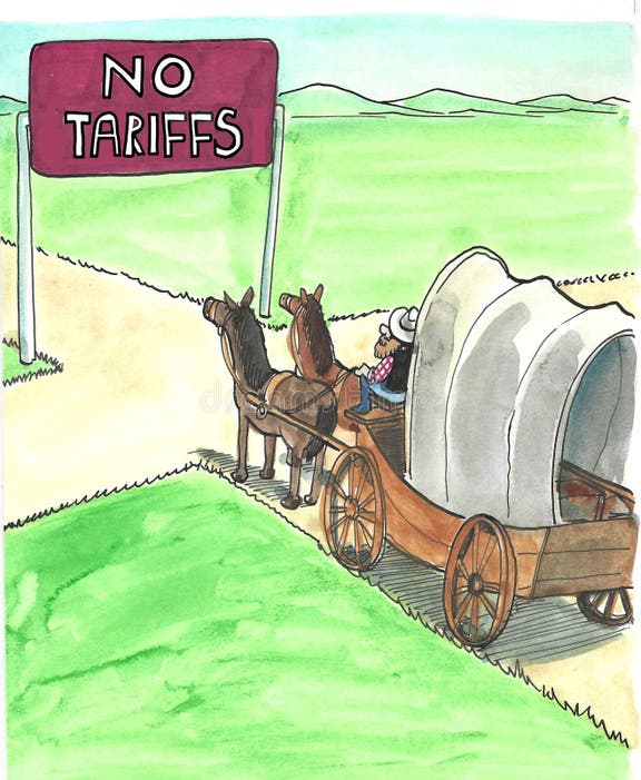 No tariffs stock illustration. Illustration of export - 377028984