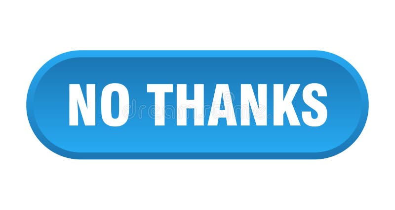 No Thanks Button. Key. Sign. Push Button Set Stock Vector ...