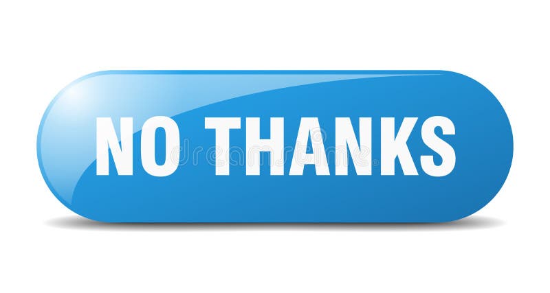 No Thanks Button. Key. Sign. Push Button Set Stock Vector ...