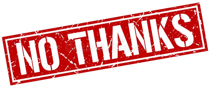 No thanks square stamp stock vector. Illustration of vintage - 84299789