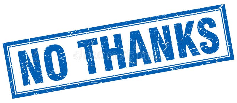 No thanks square stamp stock vector. Illustration of vintage - 84299789