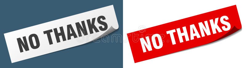 No Thanks Stock Illustrations – 650 No Thanks Stock Illustrations ...