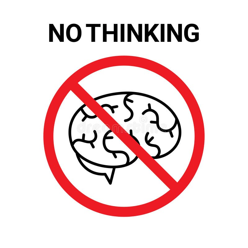 No Brain Sign Stock Illustrations – 693 No Brain Sign Stock ...