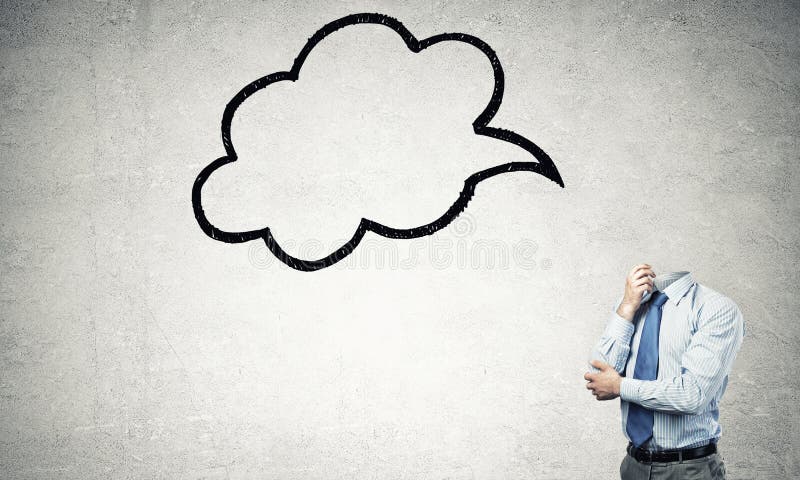No thoughts in his head stock image. Image of male, identity - 181542269