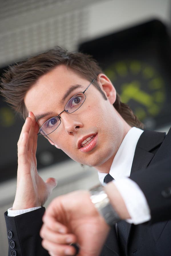 No time stock photo. Image of male, portraits, success - 714112