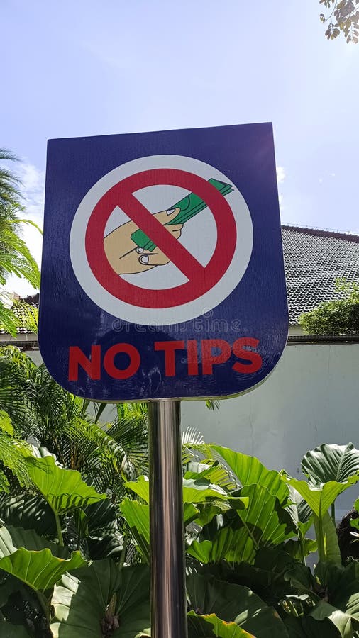 No tipping stock image. Image of people, tips, tipping - 265648919