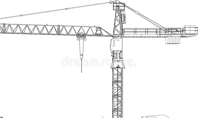 Tower Crane Drawing