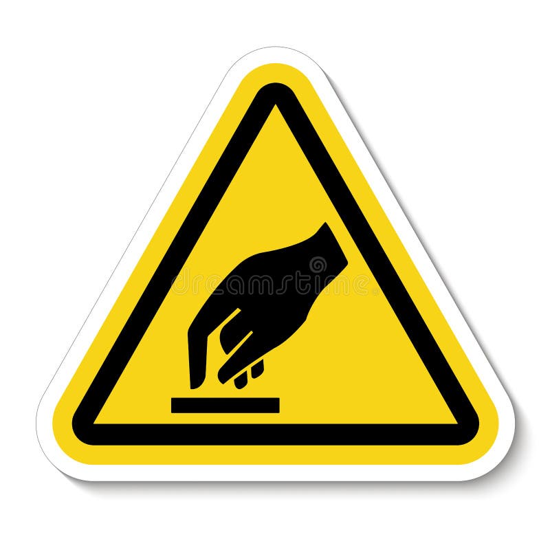 No tocar símbolo ilustración del vector. Ilustración de concepto ...