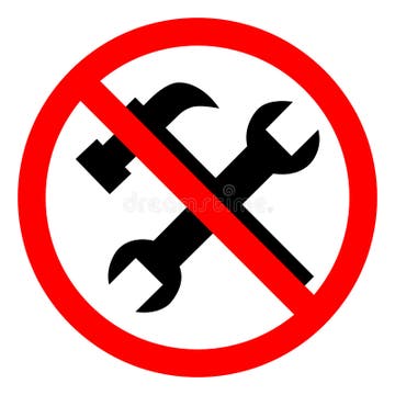 No Repair Sign Stock Illustrations – 1,903 No Repair Sign Stock ...